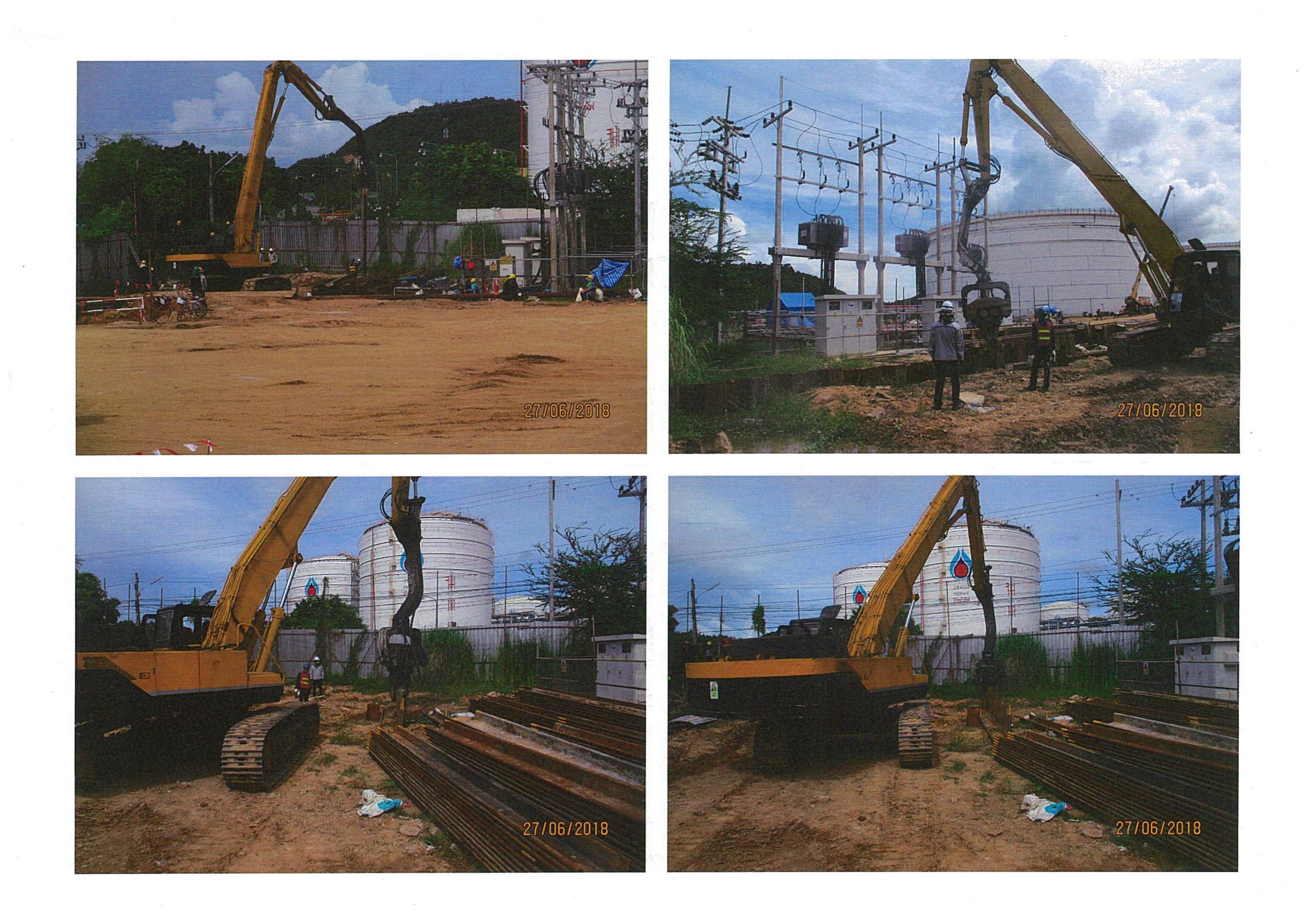 New Crude Tank PTT - Suwadee E&C Company Limited Sheet Piling Specialists